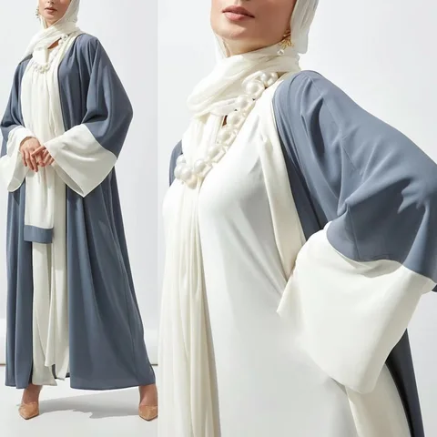 Buy 2024 Spring Party High End Robe Arabic Abaya Cardigan Middle ...