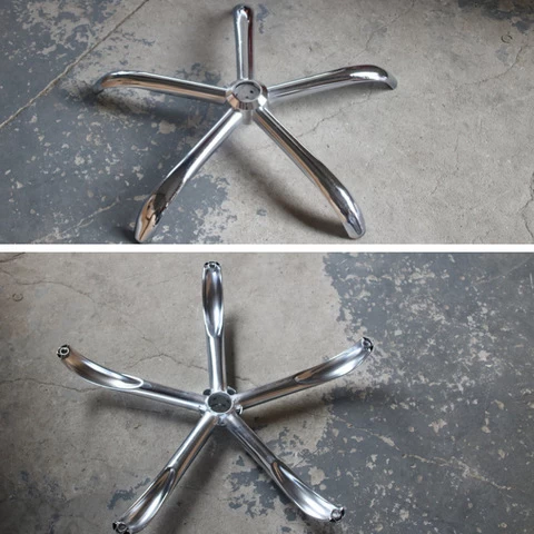 Buy Aluminium Alloy Office Chair Leg Metal Pedestal Leg Base Furniture ...