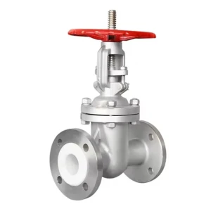 Buy Ansi/asme Cast Steel Fluorine Flange Gate Valve Dn32 Pn16 Fluorine ...