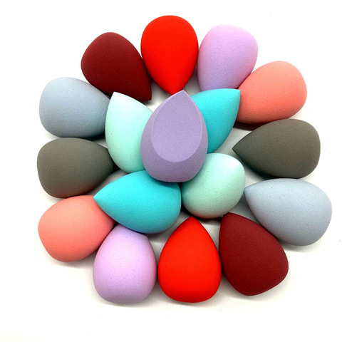 Buy Beauty Egg Powder Puff Dry Wet Dual-purpose Soft Custom Makeup Sponge Water Drop Oblique Cut ...