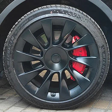 Buy Brake Caliper Covers For Tesla Model Y Wheel Hub Modification ...