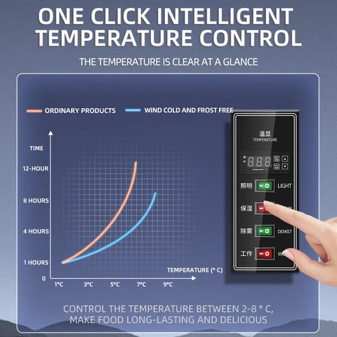 Buy Commercial Display Fridge Counter Top Serve Over Counter Display ...
