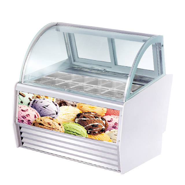 Buy Commercial Ice Cream Display Freezer Supermarket Ice Cream Sale ...