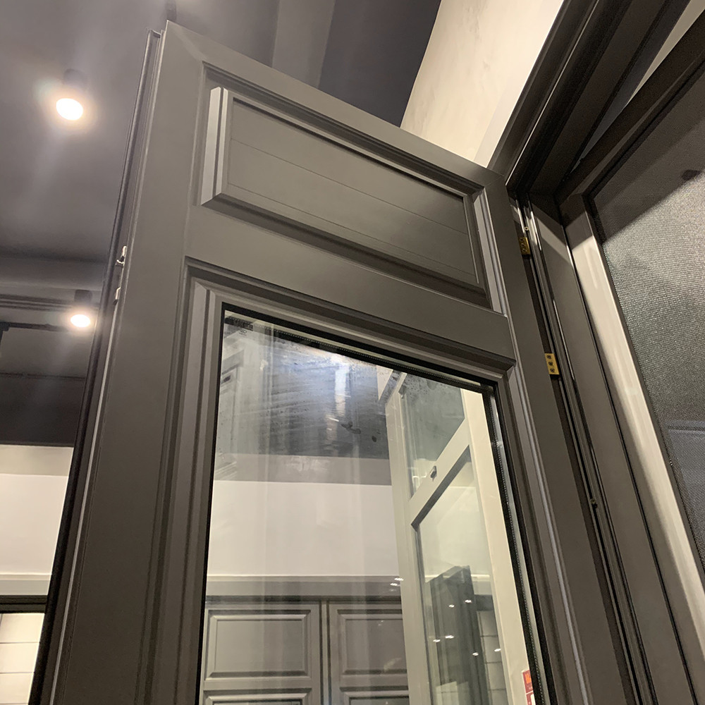 Buy Commercial Modern Shop Storefront Casement Glass Doors Aluminum ...