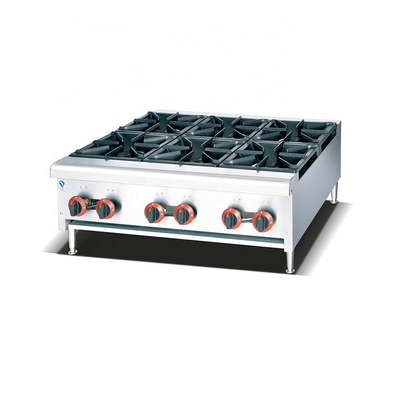 Buy Commercial Western Cooking Equipment Table Top Gas Range Stove With ...