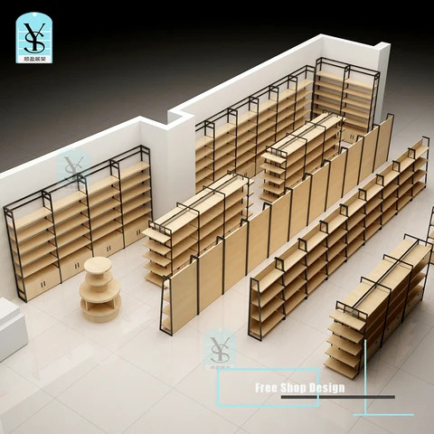 Buy Cosmetics Middle Display Cabinet Jewelry Store Middle Island Shelf ...