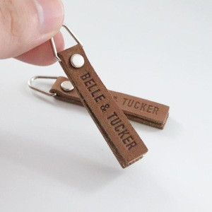 Buy Custom Design Leather Zipper Puller/zipper Slider/garment ...