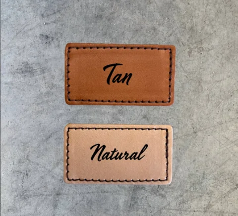 Buy Custom Leather Patch Beanies | Women & Childrens Ribbed Cuffed Knit ...