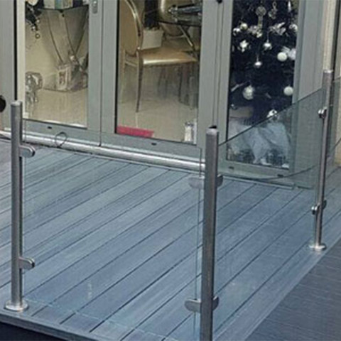Buy Dd002 Stainless Steel Balustrade Balcony Post Glass Railing System ...
