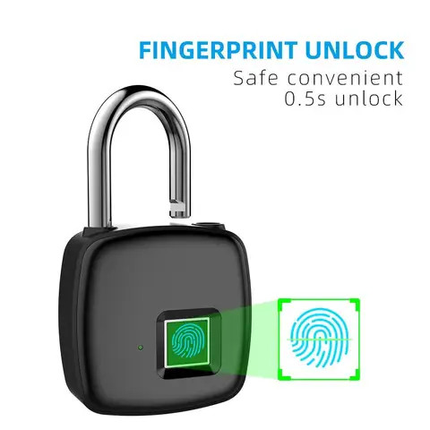 Buy 100 Finger Print Smart Fingerprint Padlocks With Fingerprint ...