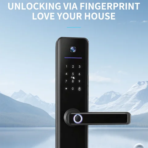 Buy Fingerprint Smart Door Lock Ble Password Apartment Room Lock Tuya ...