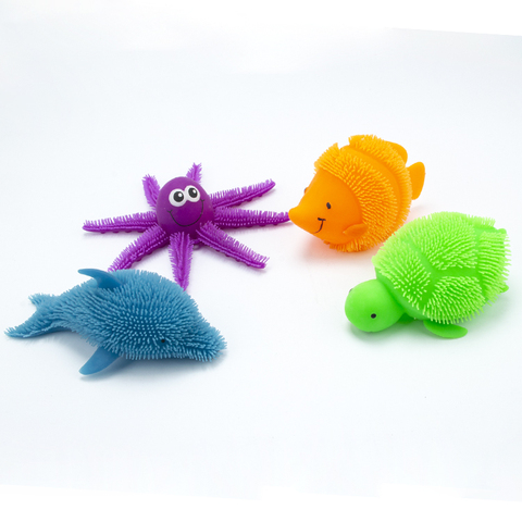Buy Free Sample 5 Inch Water Animal Puffer Ball Set Sea Animal Toys ...