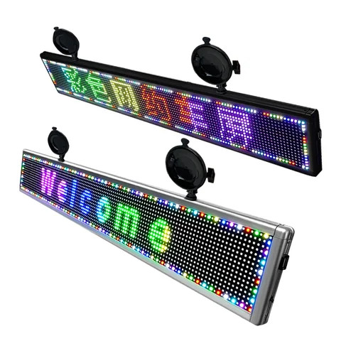 Buy High Bright 80cm Car Led Sign P6 Rgb Color Wifi Programmable ...