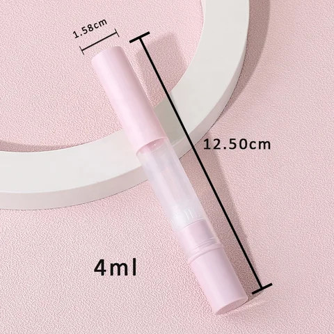 Buy High Quality Cuticle Oil Pen 2024 New Arrival Empty Pink Round 4ml ...