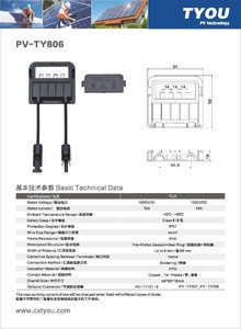 Buy Ip67 Solar Junction Box For Solar Panel Solar Mc4 Connector ...