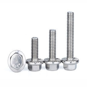 Buy Iso 15071 Stainless Steel Hex Head Bolts With Flange Small Series ...