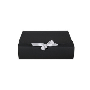 Buy Kraft Paper Rectangle Candy Gift Paper Box Packaging With Ribbon ...