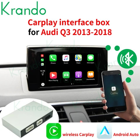 Buy Krando Wireless Apple Carplay Multimedia Car Retrofit Interface Box For Audi Q3 2013 ...