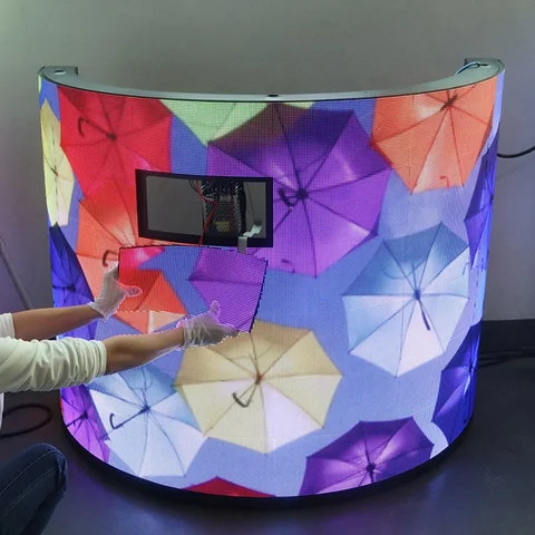 Buy Led Display Flexible P4 Hd 4k Indoor Outdoor Led Video Wall Led ...