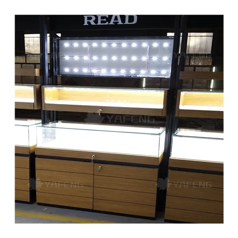 Buy Modern Retail Wooden Watch Display Cases Floor Standing Customized ...