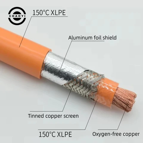 Buy New Energy Vehicle High Voltage Wire Ev Battery Connection Cable 10 ...