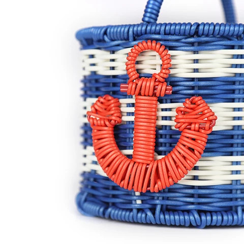 Buy New Style Iron Pe Rattan Woven Flare Caddy Eco-friendly ...