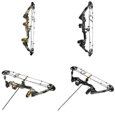 Buy Outdoor 20-70lb Right Hand Black/camouflage Compound Bow Archery ...