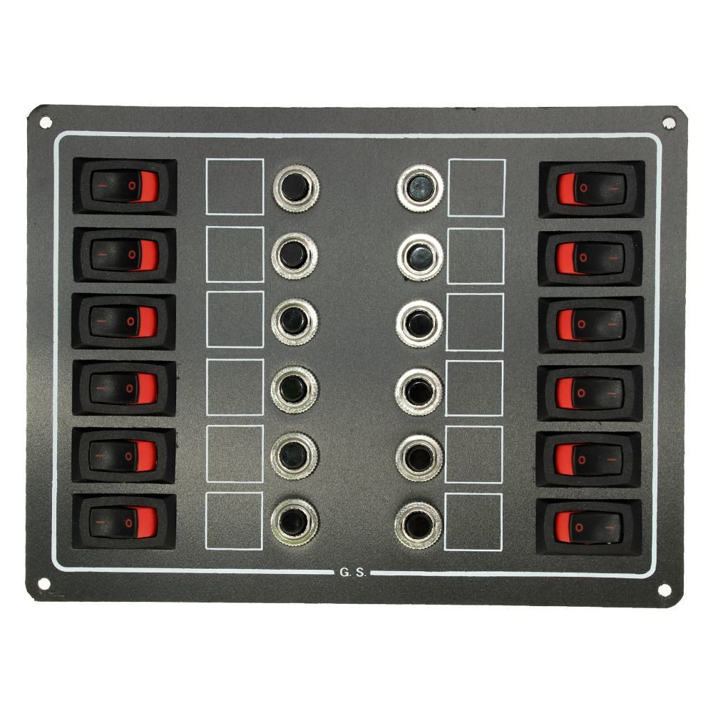 Buy Panel Switch 6-way Marine Switch Panels In 12v And 24v from ...