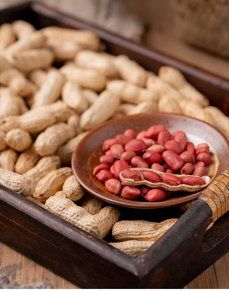 Buy Pink Oval Large Plump High Fat Raw Peanuts Groundnuts Kernel from ...