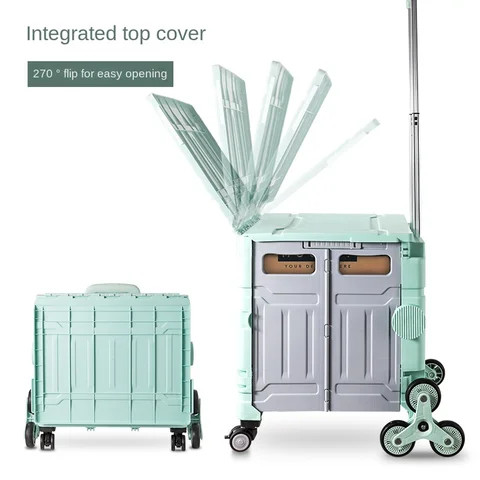 Buy Portable Foldable Hand Trolley Cart Collapsible Tool Camping ...