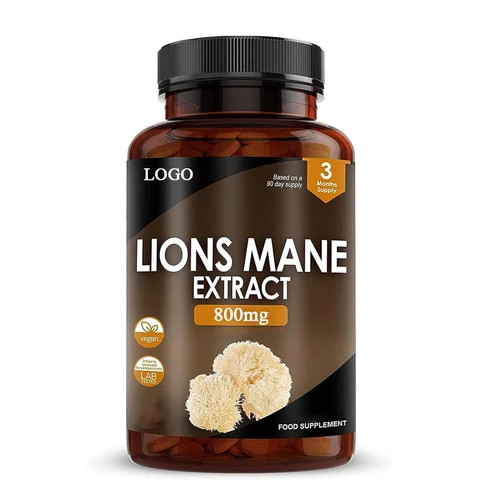 Buy Private Label 500mg Lions Mane Supplement Lions Mane Mushroom ...