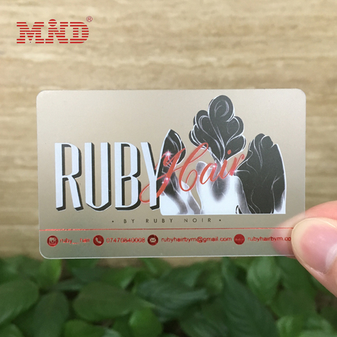 Buy Pvc Frosted Transparent Business Card from Chengdu MIND IOT ...
