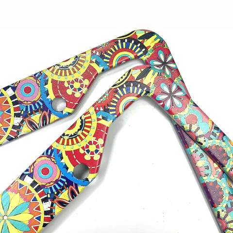 Buy Rainbow Boho License Plate Frame Pink Hippie Flower License Plate ...