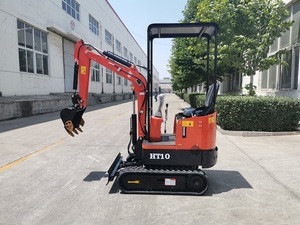 Buy Red Color Mini Excavators 1ton For Sale from Golden Mining ...