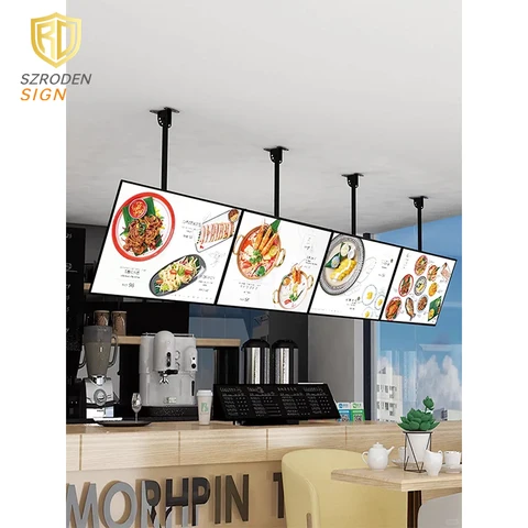 Buy Restaurant Menu Display Boards Led Aluminum Snapper Frame Temper ...