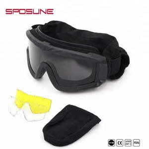 Buy Rx Insert Ballistic Safety Tactical Military Goggles from Guangzhou ...