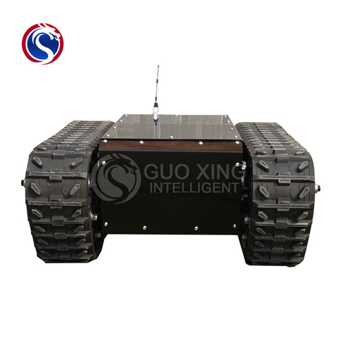 Buy Safari-serial 600t All Terrain Robot Rubber Track Chassis Tracked ...