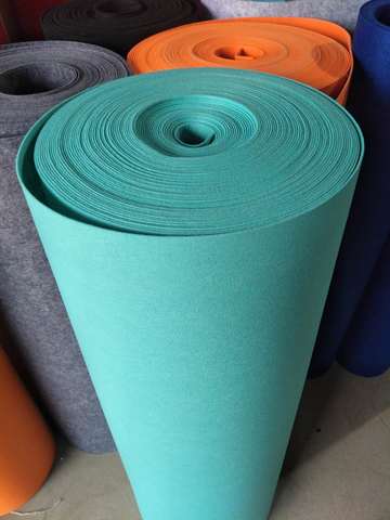 Buy Soft Recycled Nonwoven Polyester Felt Fabric Roll Wool Felt Fabric ...