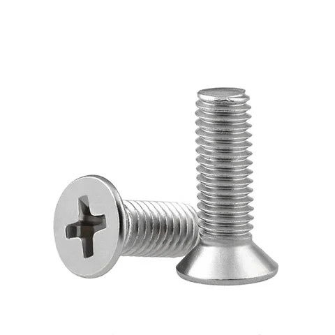 Buy Stainless Steel Din 965 M2 Cross Recessed Countersunk Head Machine Screw from D & T (tianjin ...