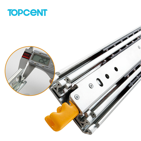 Buy Topcent Locking Heavy Duty Full Extension Telescopic Ball Bearing ...