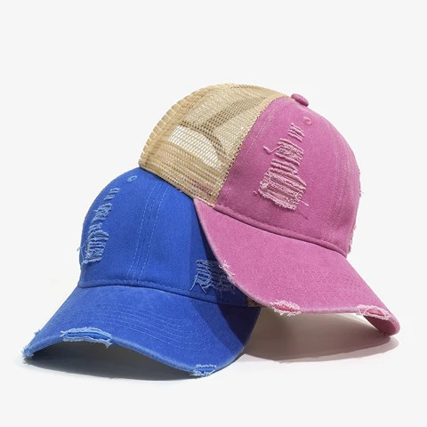 Buy Vintage Distressed Cowboy Baseball Cap Dad Hat Custom Trucker Mesh ...