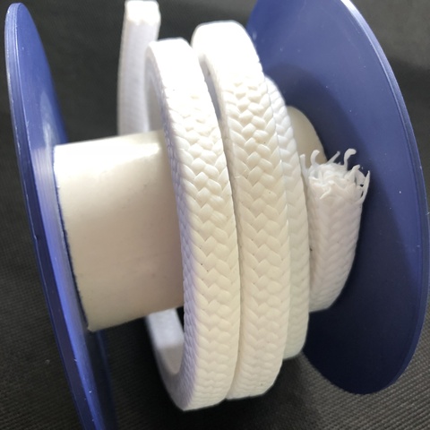 Buy Virgin Ptfe Braided Packing Yarn With Oil Sealing Materials Rolls ...
