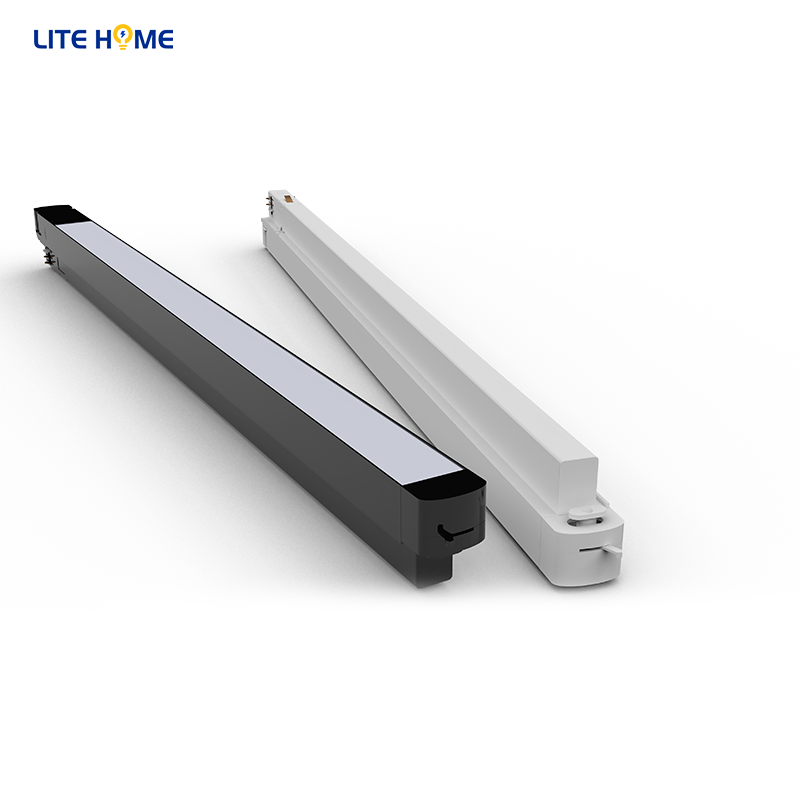 Buy White Or Black Finish Linear Led Track Light 40w Architectural Led ...