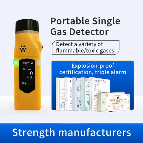 Buy Ya-p100 Portable Single Gas Detector Handheld Battery Operated Lpg ...