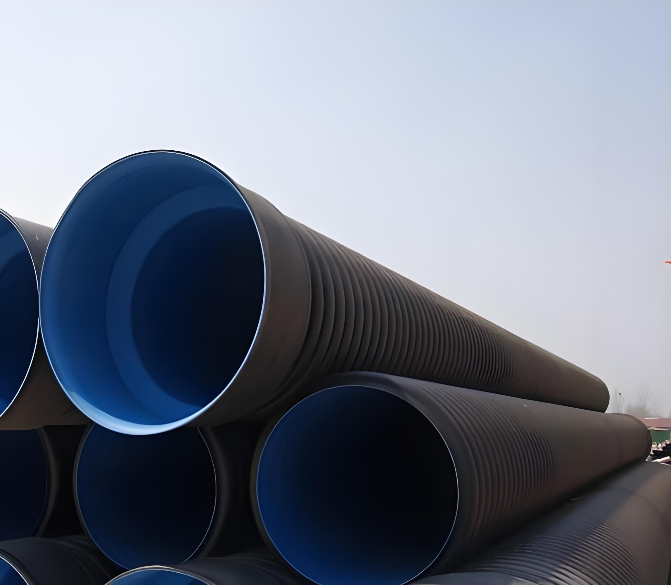 Buy Dn400 Sn8 Hdpe Double-wall Corrugated Pipe from ZhengJu New ...