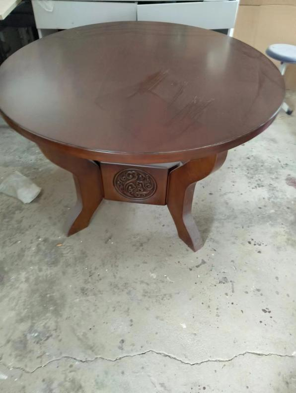 Buy Solid Wood Round Dining Table | Timeless Elegance For Your Dining ...