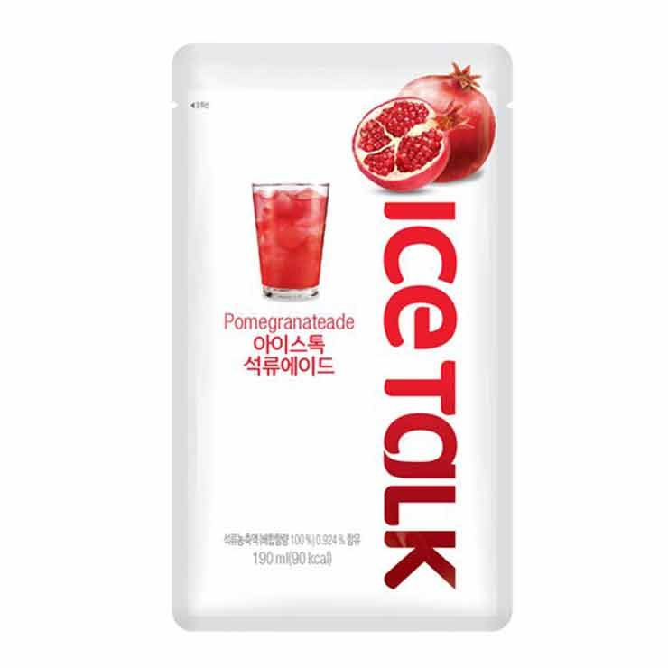 Buy Ice Talk Pomegrateade (trending Korean Pouch Drinking Juice) from ...