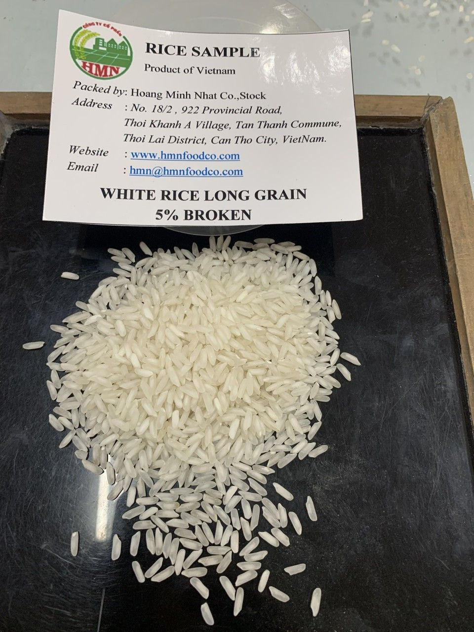 Buy Vietnamese Long Grain White Rice 5% Broken from HOANG MINH NHAT CO ...