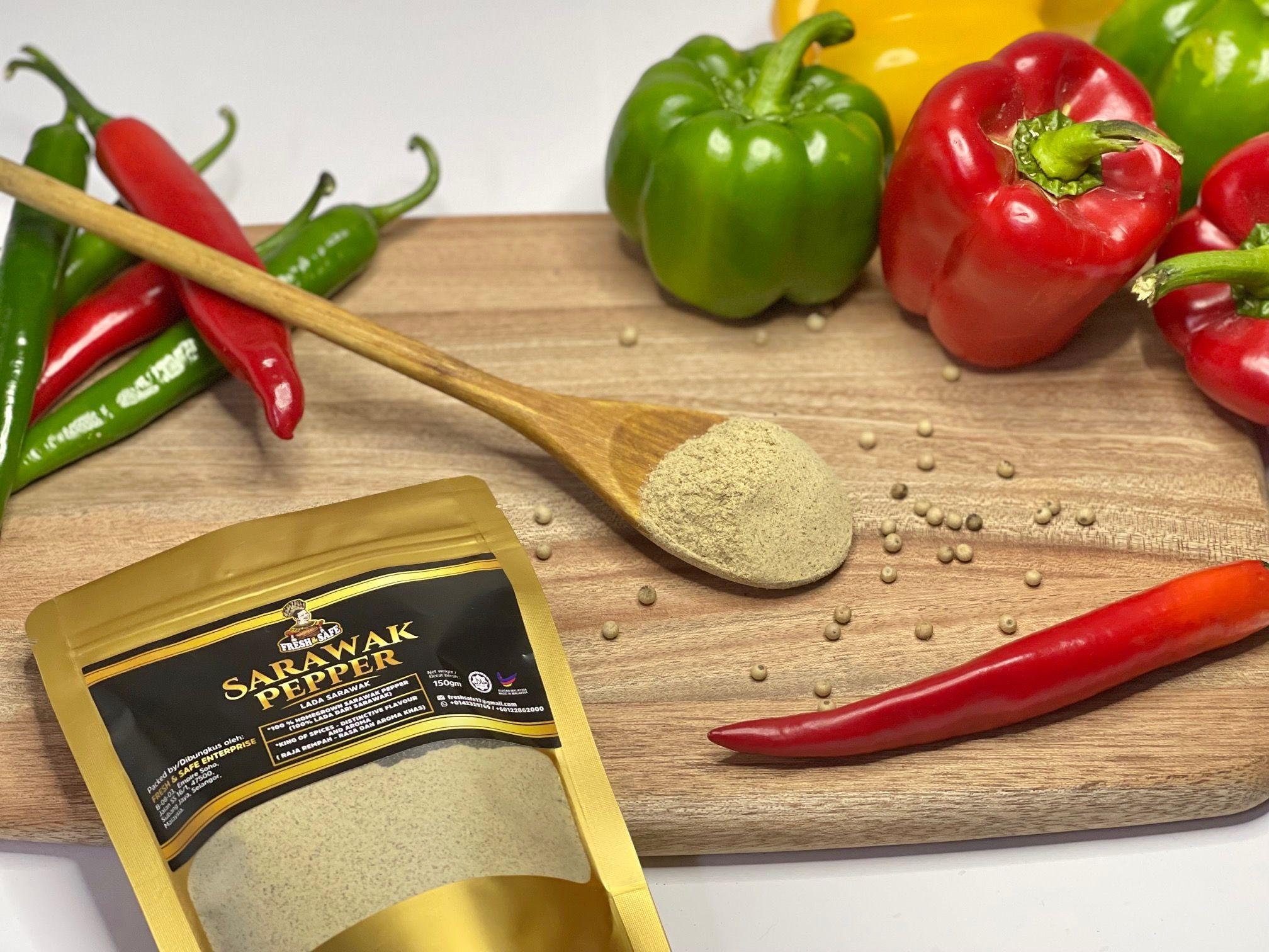 Buy Sarawak White Pepper Powder from FRESH & SAFE ENTERPRISE, Malaysia ...