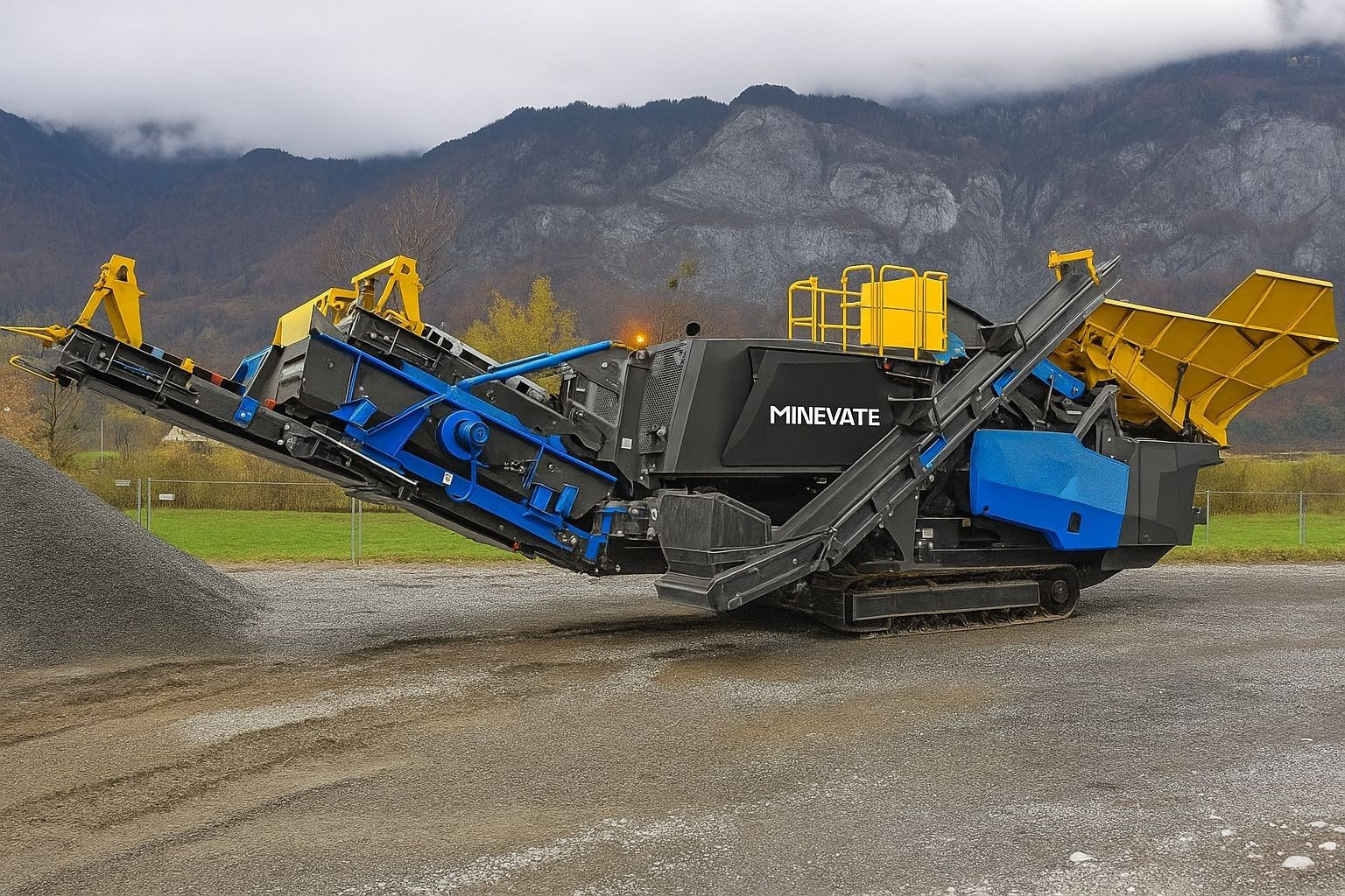 Buy Track-mounted Primary-secondary Impact Crusher- Mobile Limestone ...